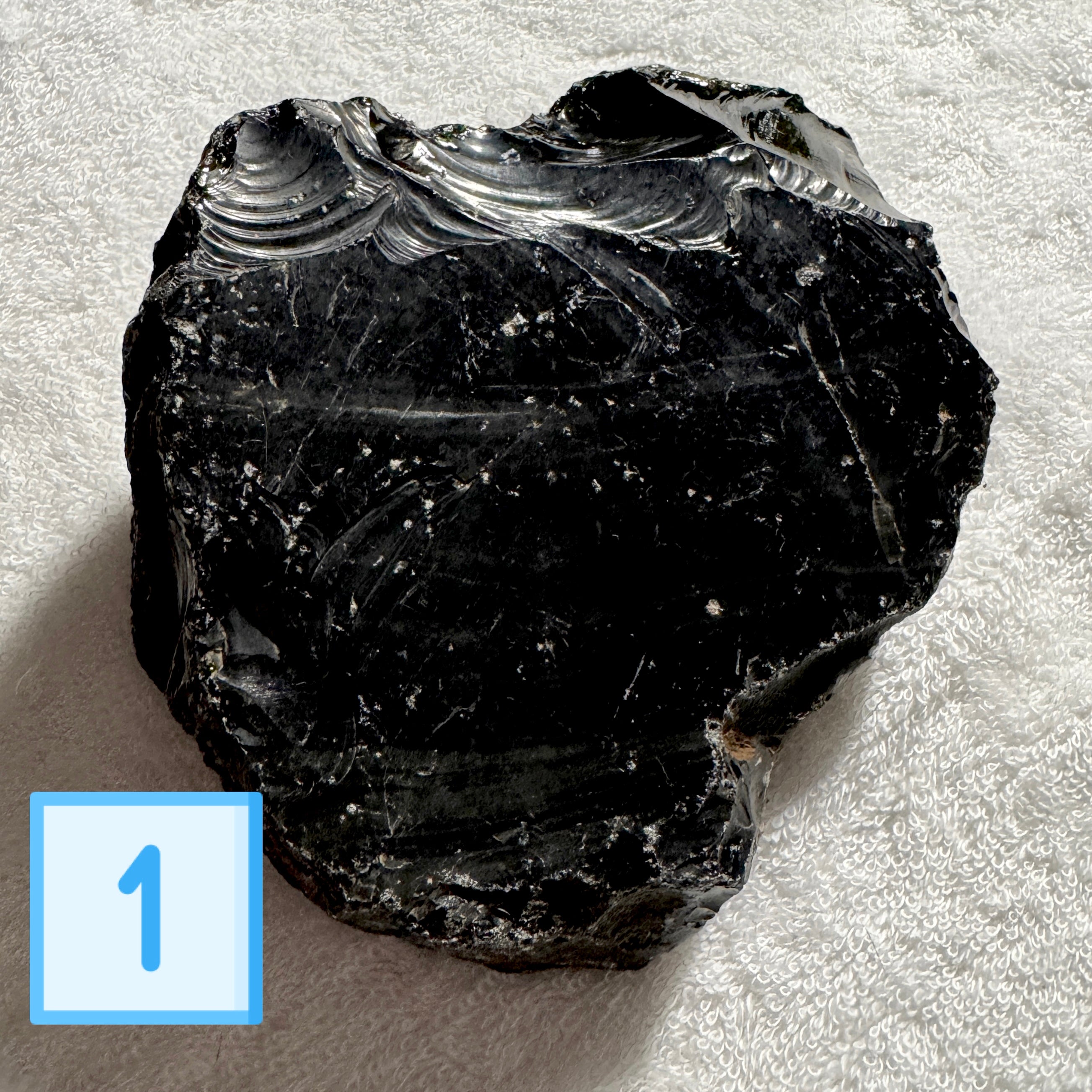 Raw : Obsidian Chunk – Shard Rocks and Minerals