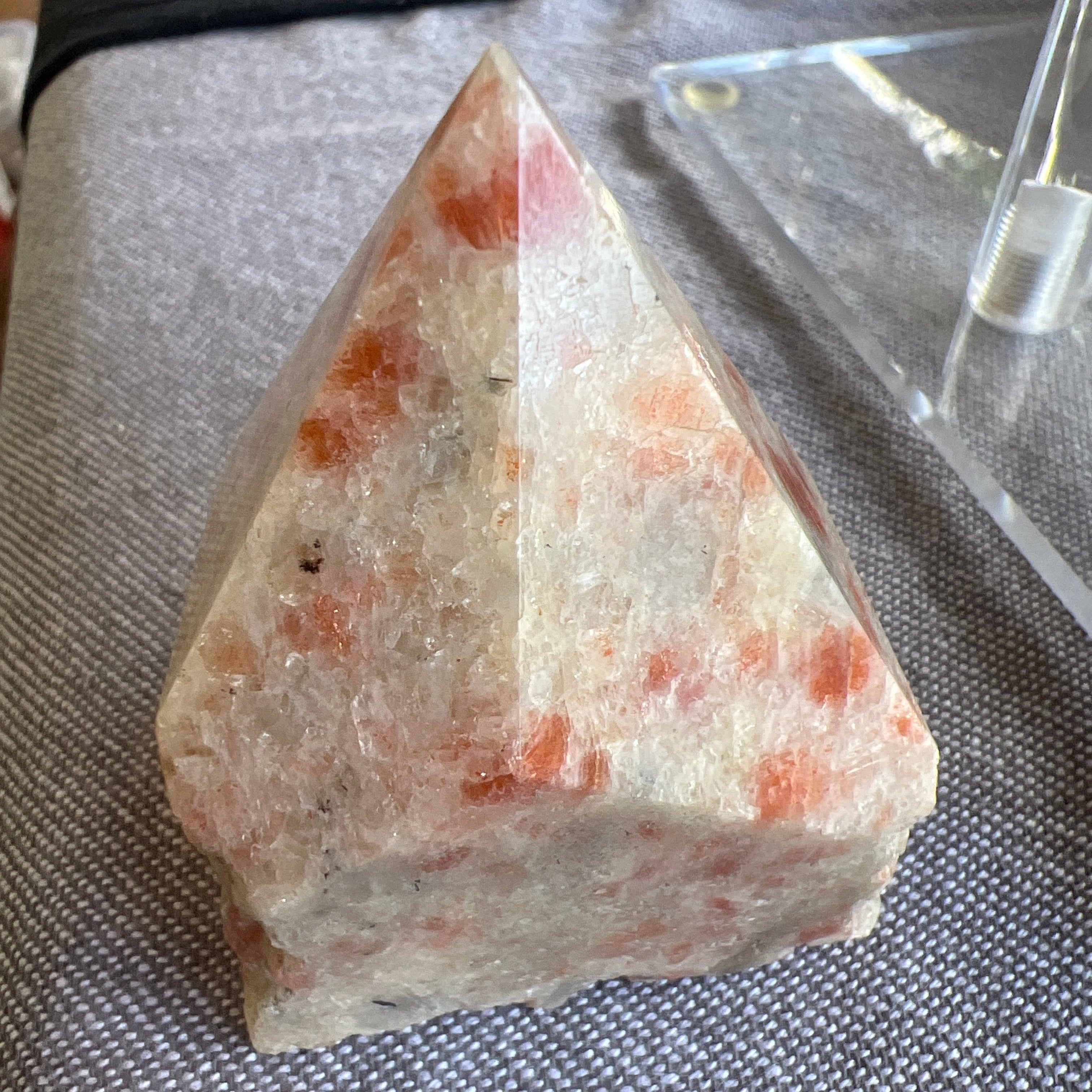 Sunstone Top Polish Point Raw Generator with Raw Point – Shard Rocks ...